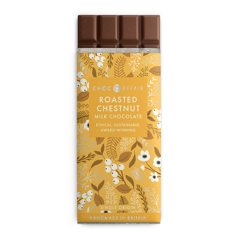Roasted Chestnut Milk Chocolate Bar - Choc Affair